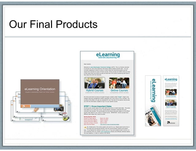 LWIT BTAD: eLearning Orientation - Project Pitch | PDF | Email | Internet