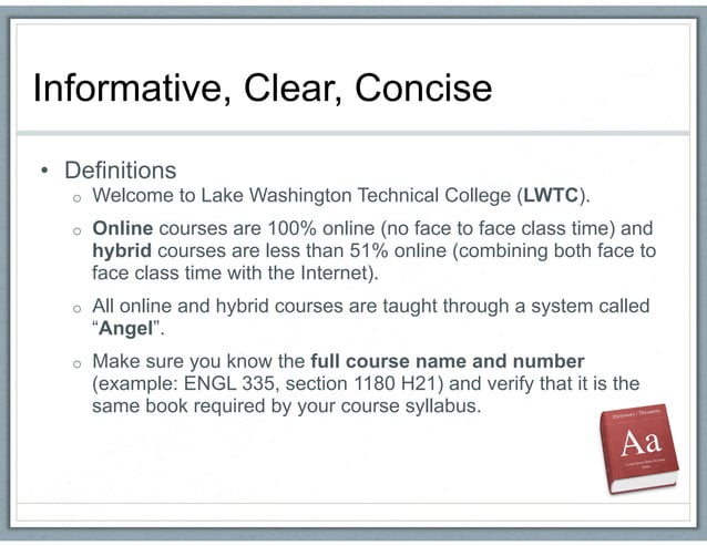 LWIT BTAD: eLearning Orientation - Project Pitch | PDF | Email | Internet