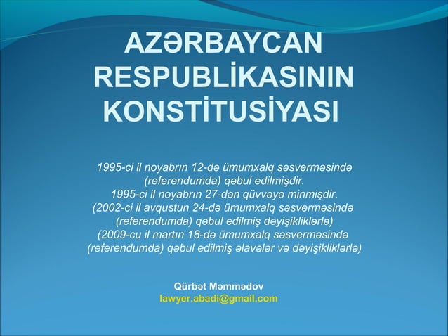 1 tehsil haqqinda qanun | PPT