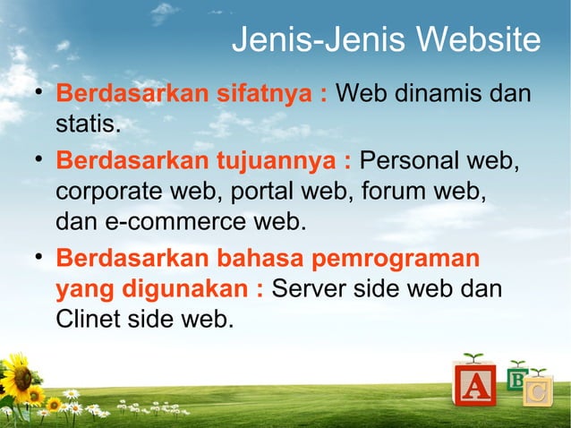 Teknologi Aplikasi Web Bagian Pertama | PPT