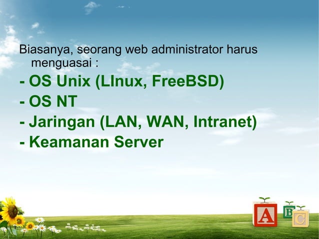 Teknologi Aplikasi Web Bagian Pertama | PPT