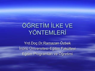 www.kpss10.com öğretim ilke ve yöntemleri temel kaavramları | PPT