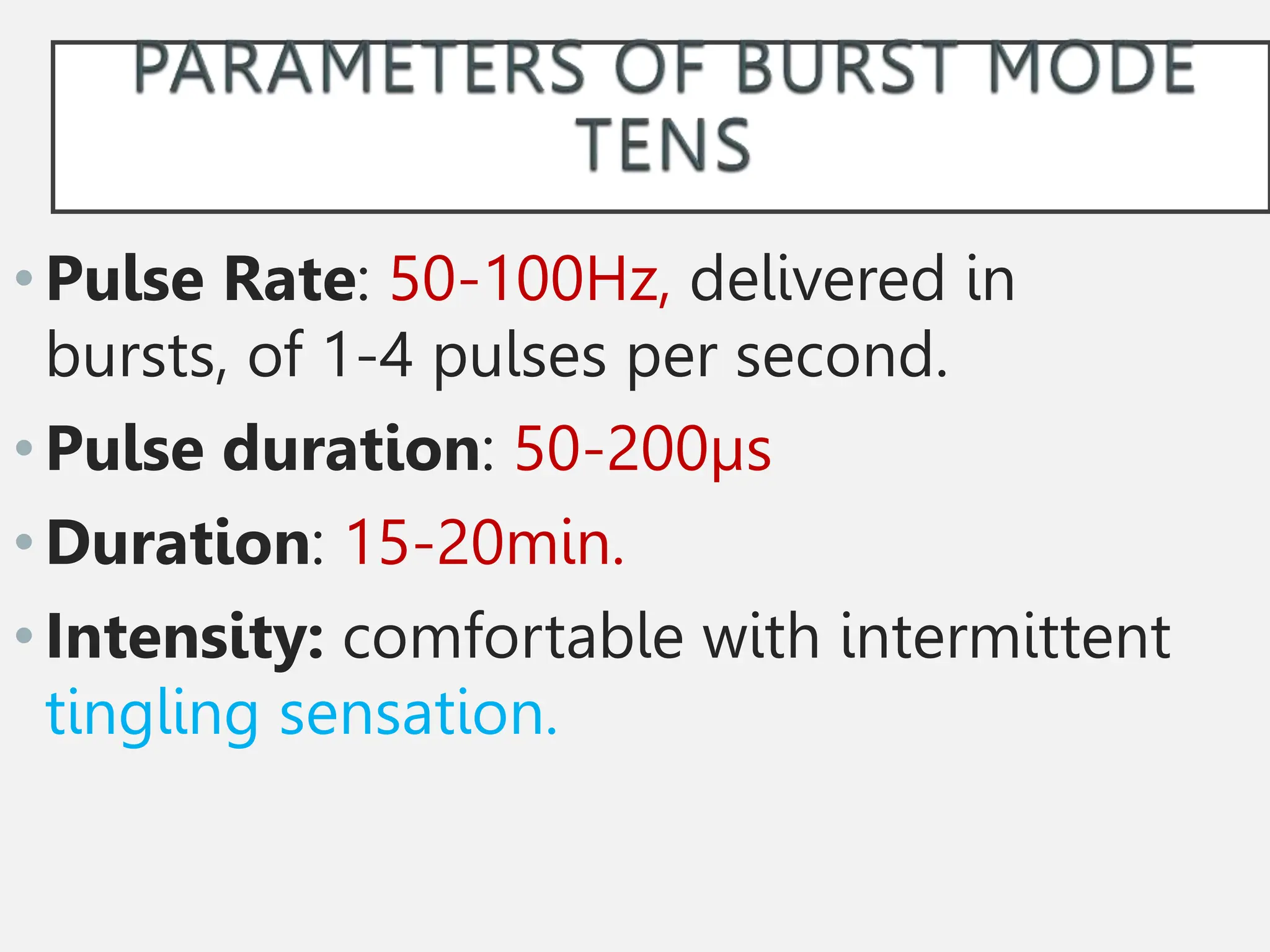 TENS Trans cutaneous electrical nerves stimulation | PPT | Physical ...