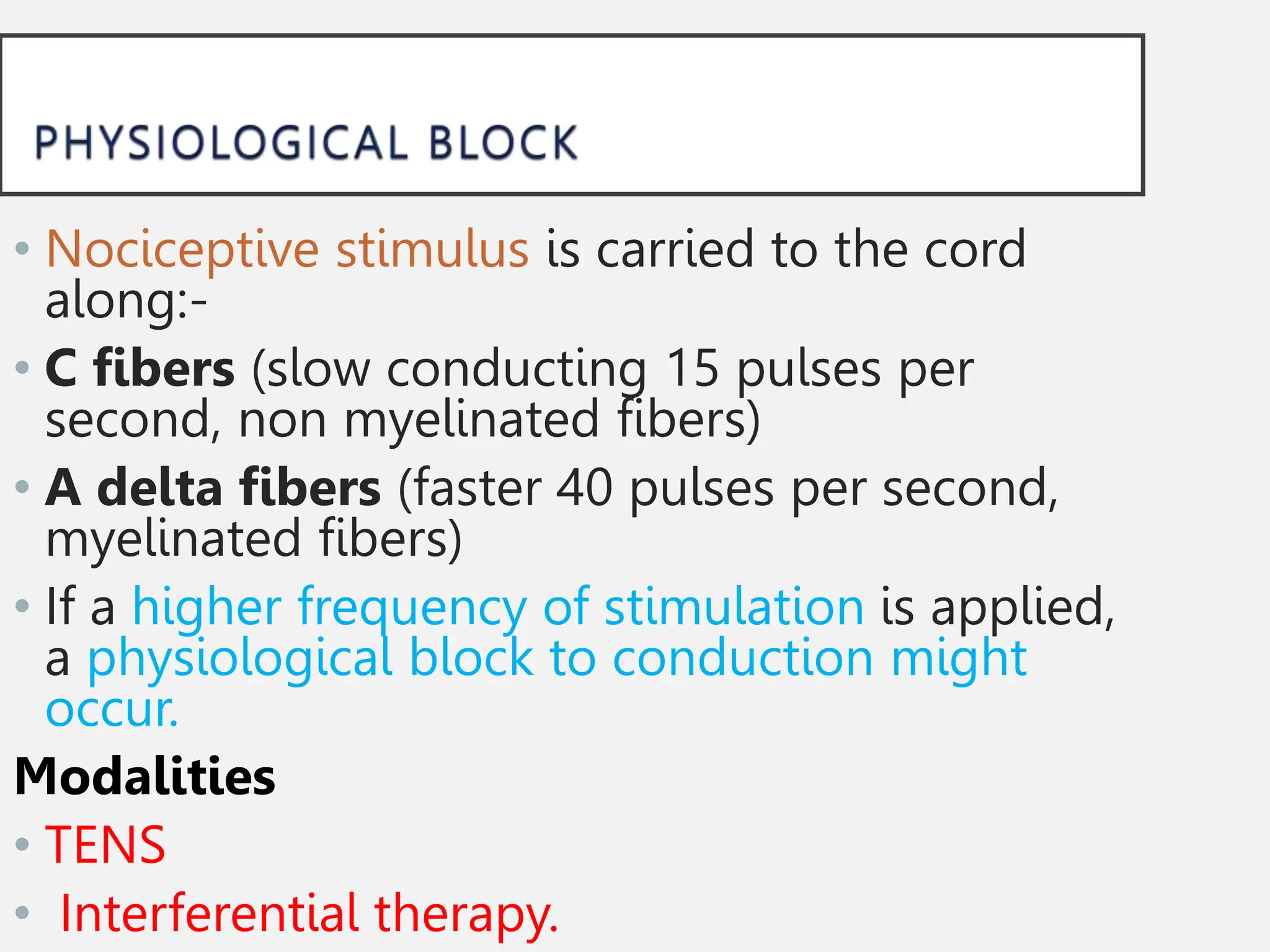 TENS Trans cutaneous electrical nerves stimulation | PPT