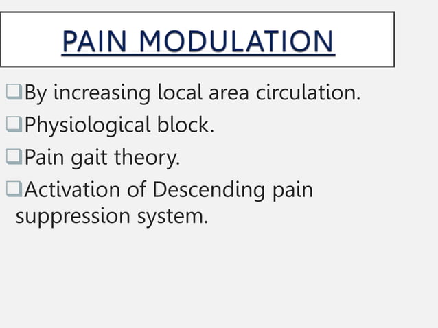 TENS Trans cutaneous electrical nerves stimulation | PPT | Physical ...