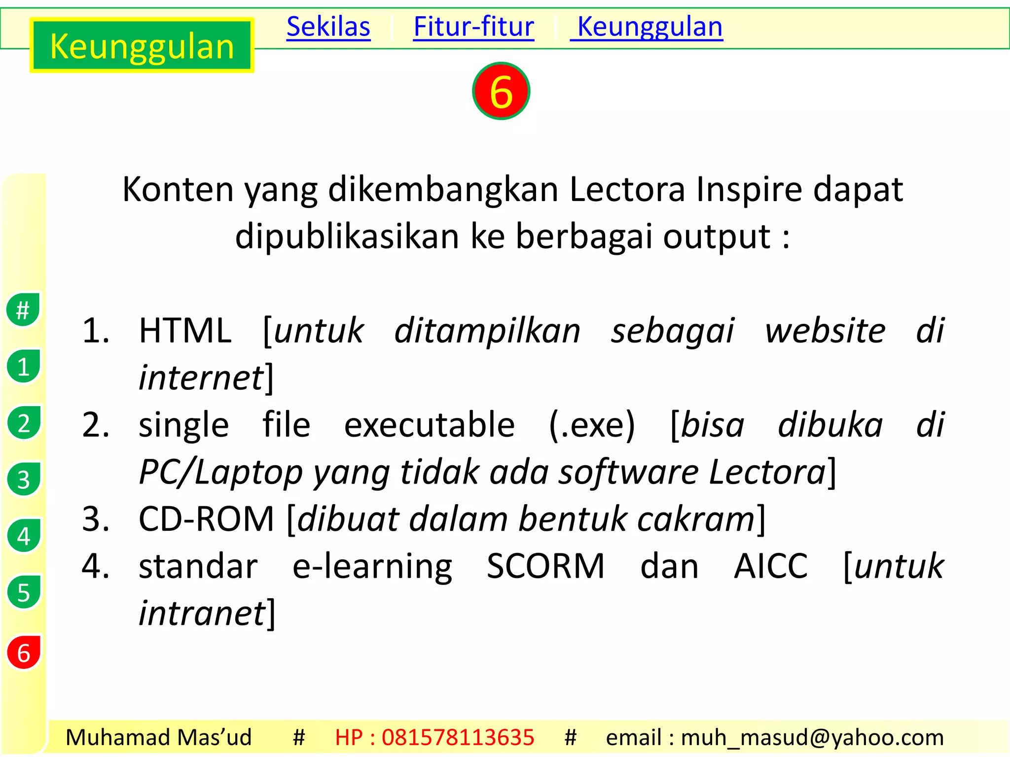 Lectora Inspire (Sekilas, Fitur, Keunggulan) | PPSX