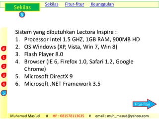 Lectora Inspire (Sekilas, Fitur, Keunggulan) | PPSX