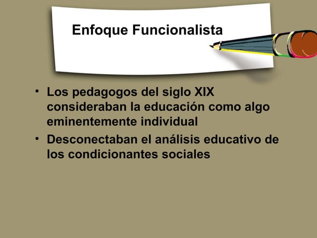 1 Teorias Sociologicas Educacion Ppt