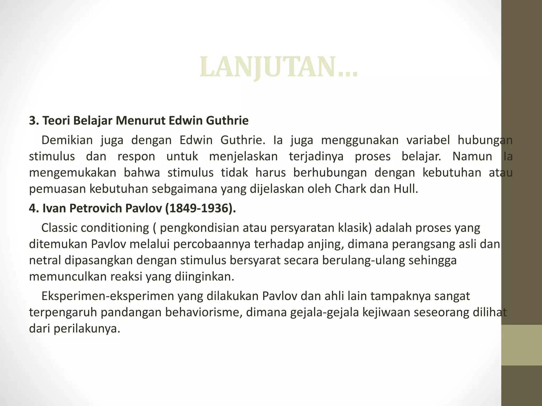 1-Teori Belajar Behavioristik.pptx