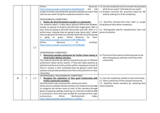 1° term i - social studies 2018 | DOCX | Homework and Study | Education