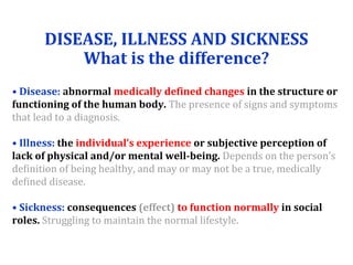 1- Terminology in Public Health. Book. Healthcare | PDF