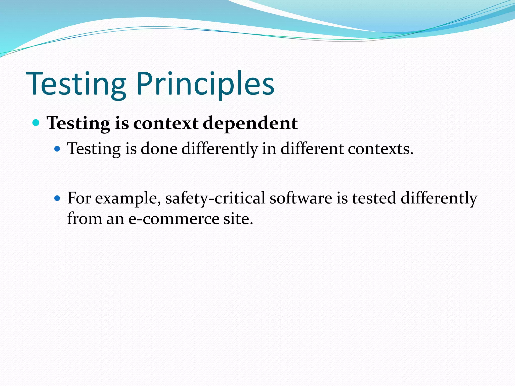1 Testing Fundamentals Ppt