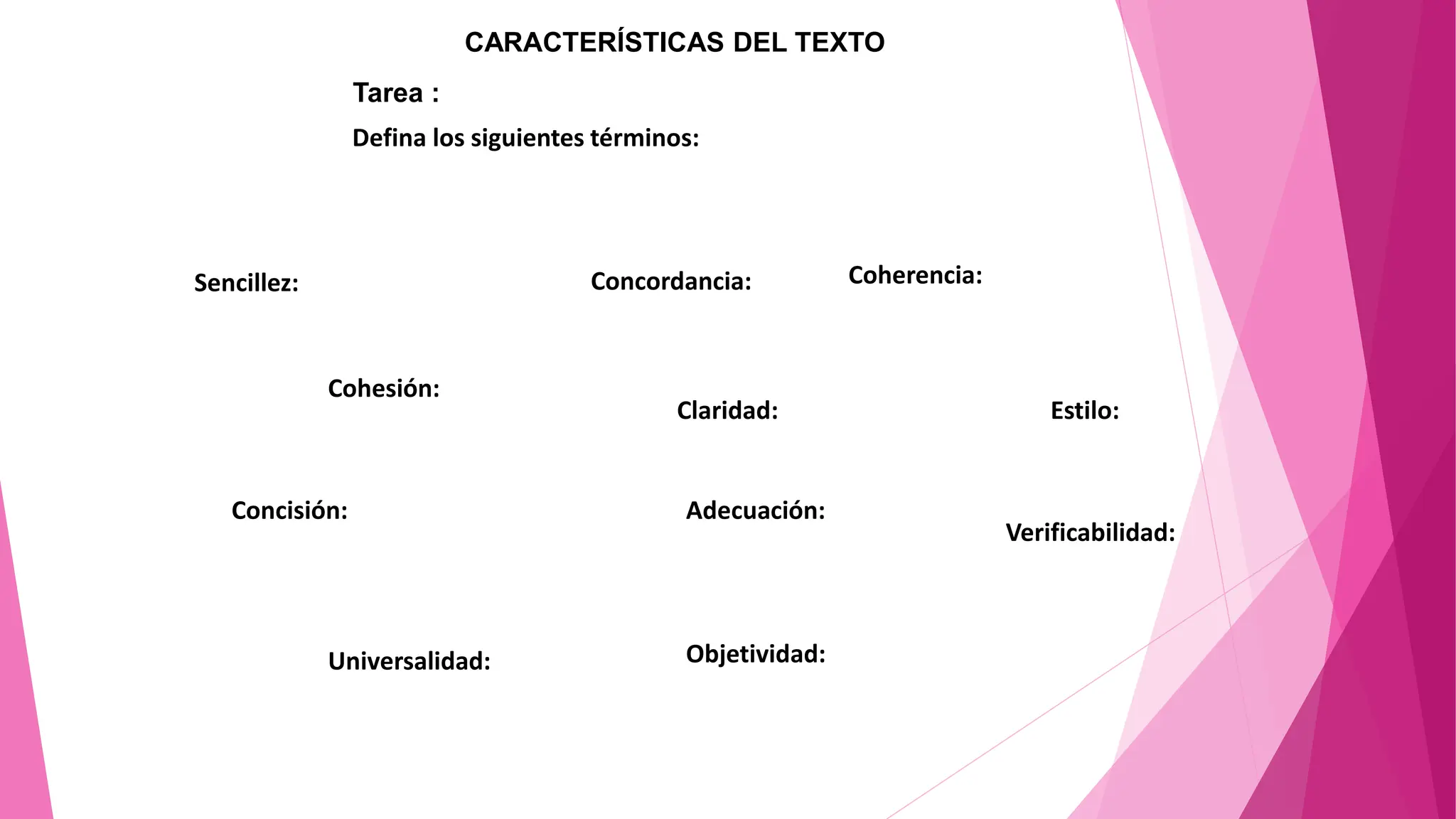 1-Texto y sus caracteristicas. propiaspptx | PPTX