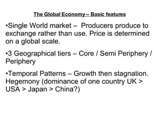 1 The Global Economy | PPT | Business | Business and Finance