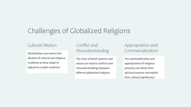 The effect Globalization of Religion.pptx | Spirituality | Religion ...