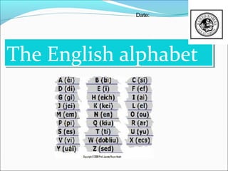 1. the alphabet | PPT