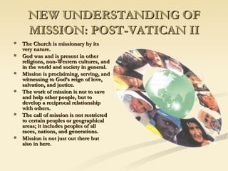 1. Changing Understanding of Catholic Mission | PPT