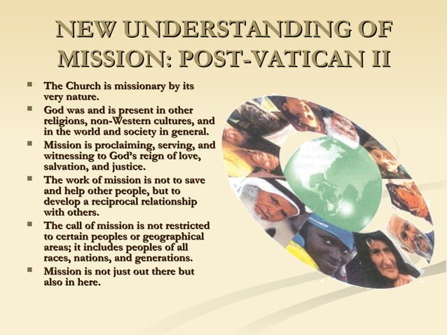 1. Changing Understanding of Catholic Mission | PPT