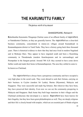 the karumuttu family | PDF