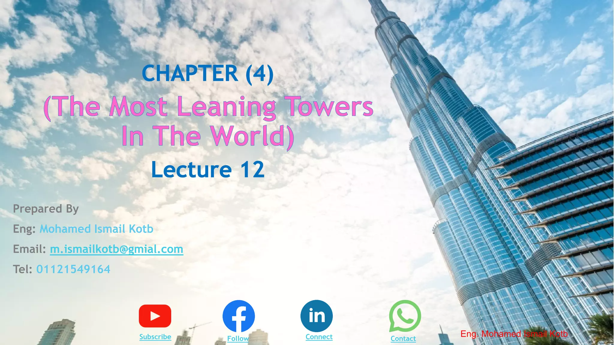 1-The Most Leaning towers in the world_ ECP-201_Lecture 12.pdf