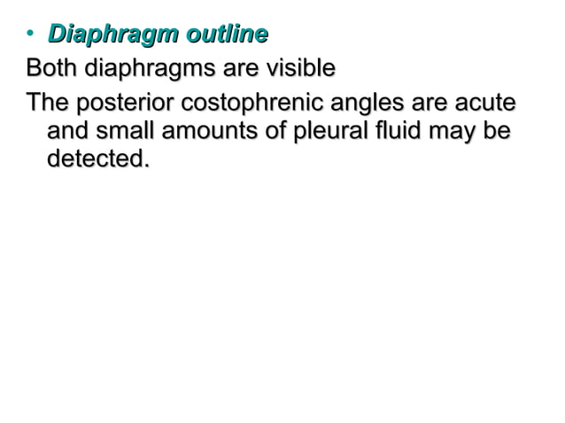 1 the normal cxr | PPT