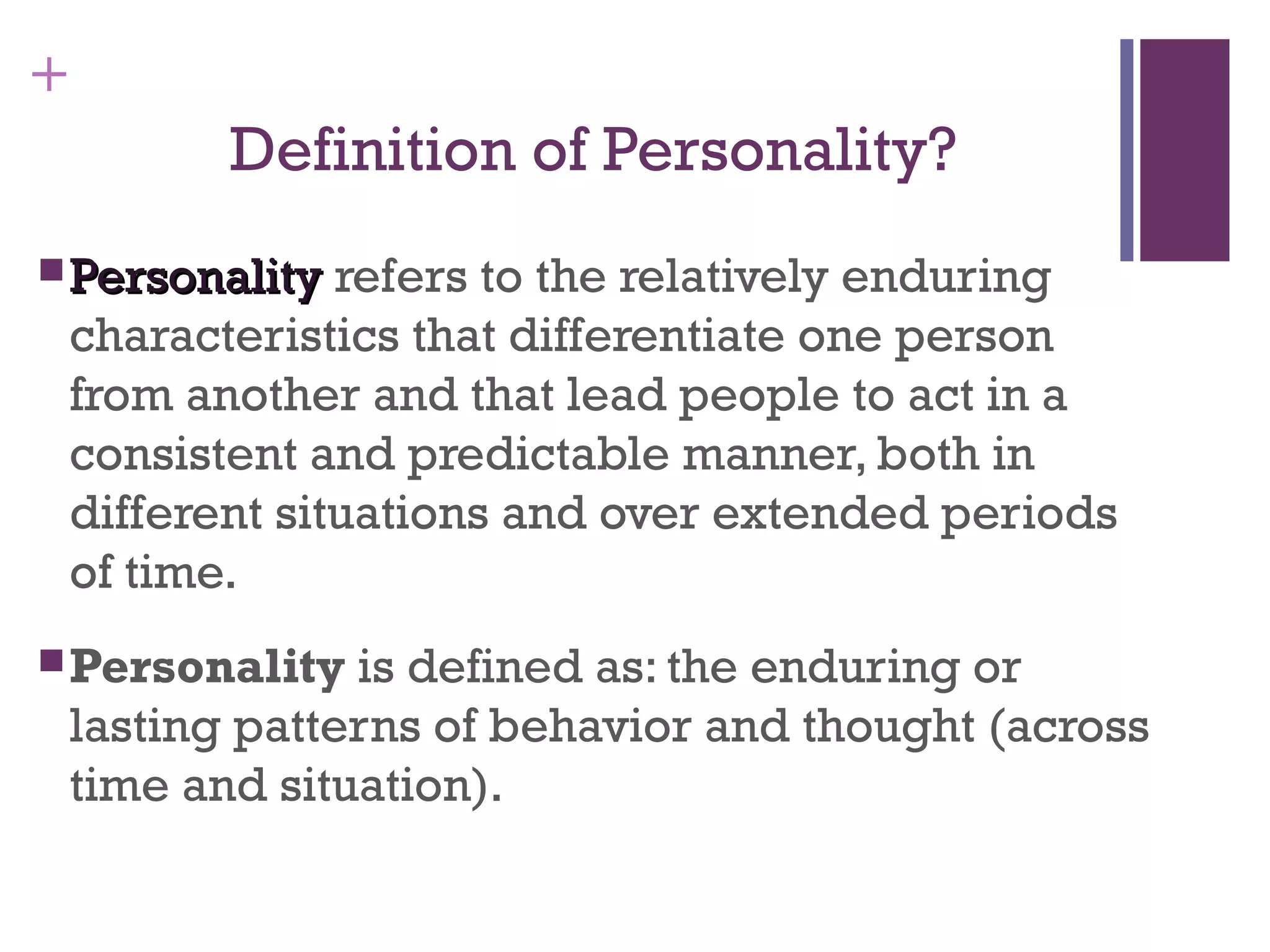 1. theories of personality | PPT