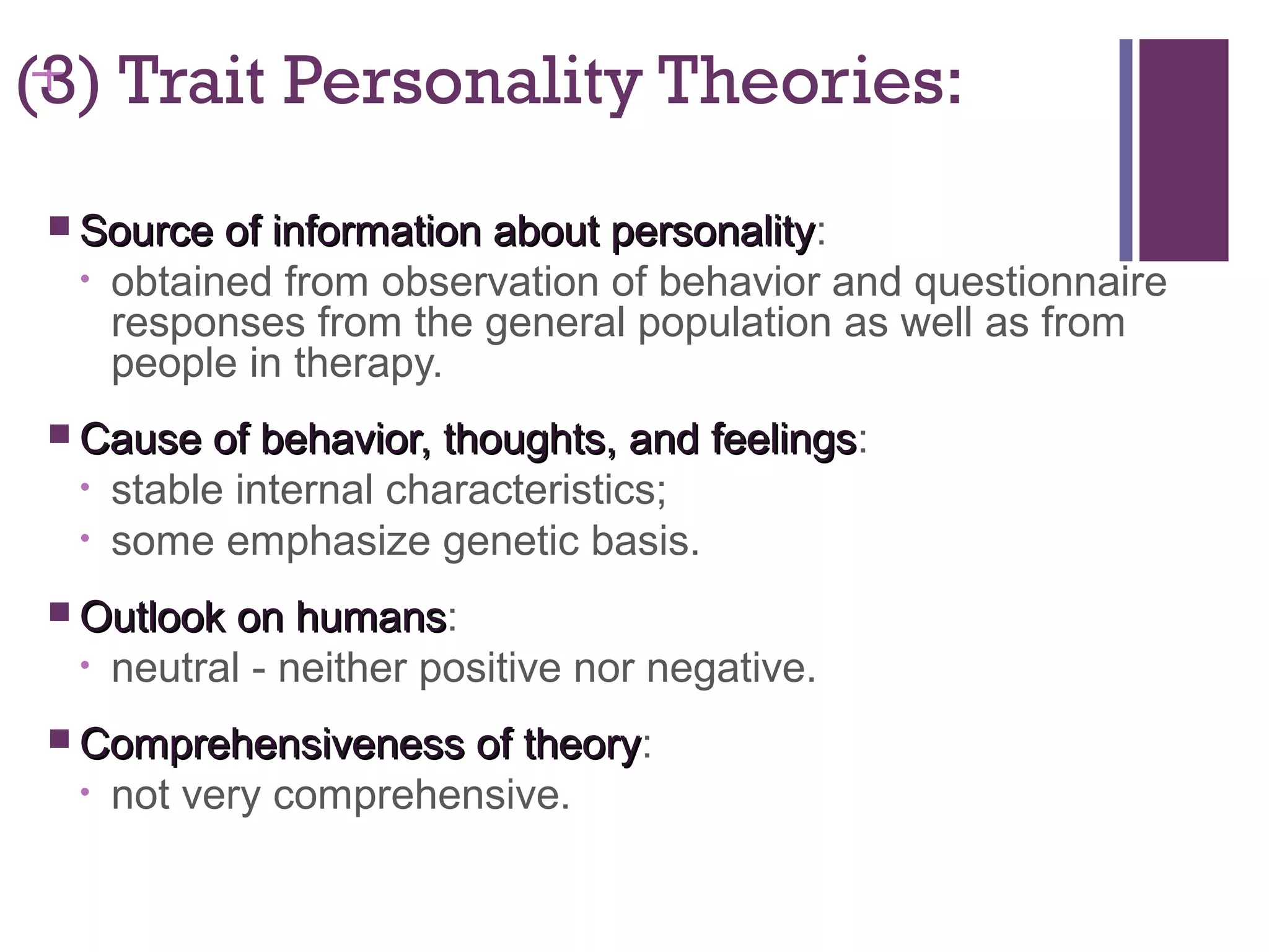 1. theories of personality | PPT
