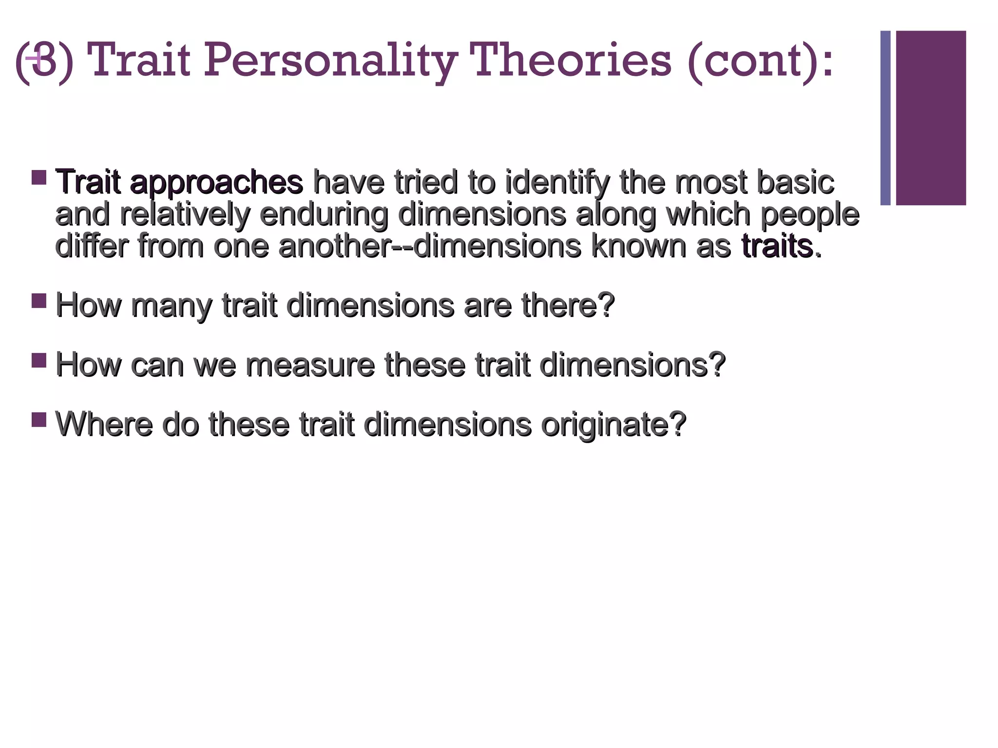 1. theories of personality | PPT