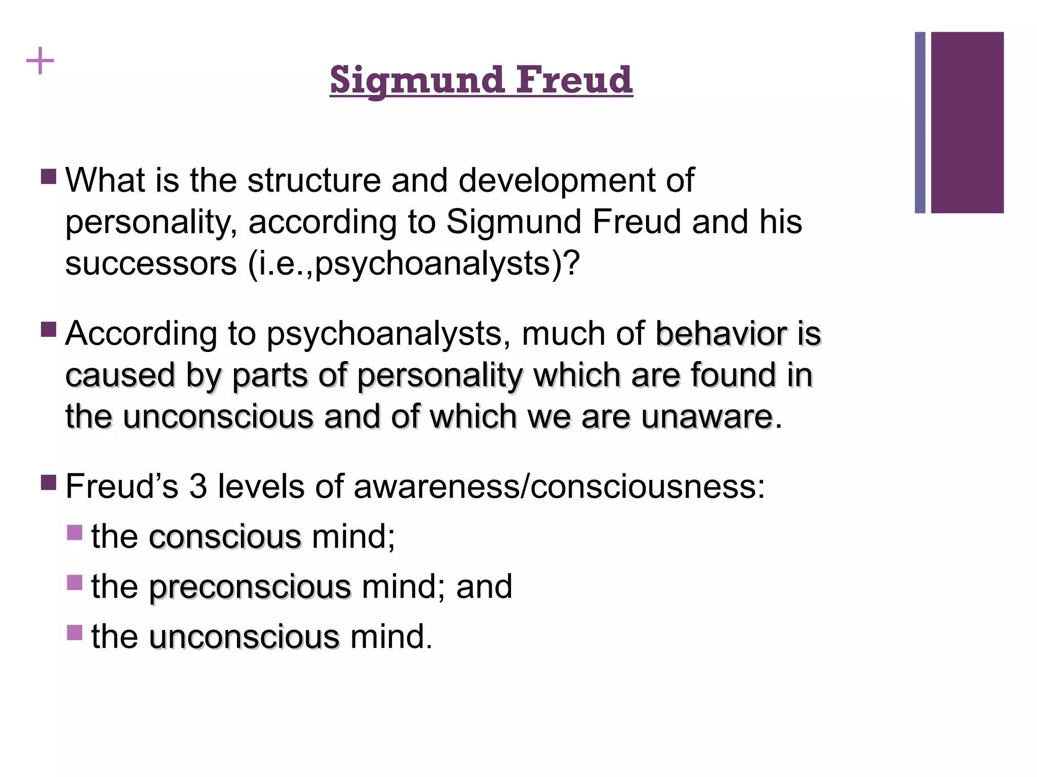 1. theories of personality | PPT