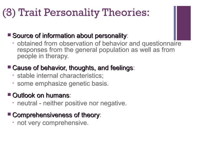 1. theories of personality | PPT