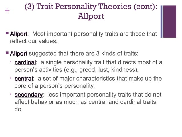 1. theories of personality | PPT