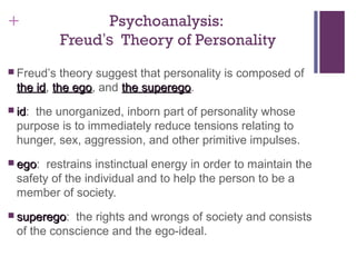 1. theories of personality | PPT