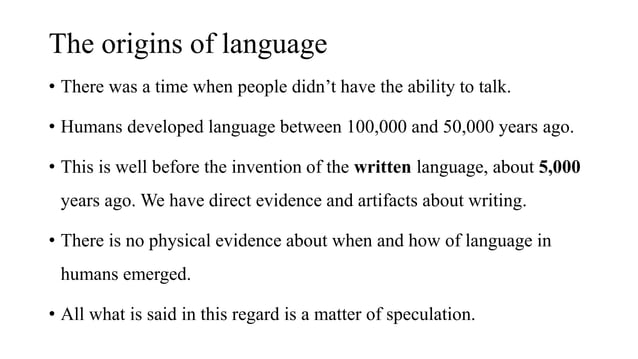 1- The origins of Language.pptx