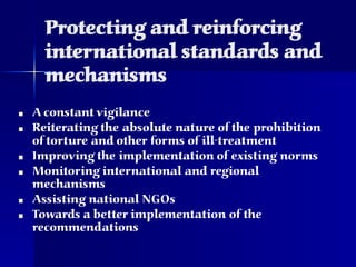 -The prevention of torture and other inhumane treatment pdf | PDF