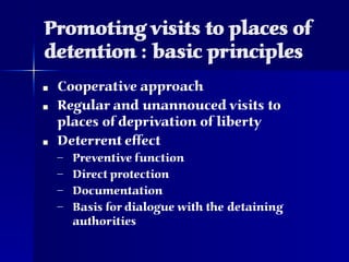 -The prevention of torture and other inhumane treatment pdf | PDF