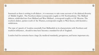 1 the rise of a london standard | PPTX