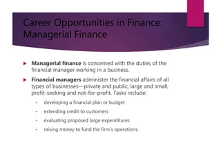 1 the role of managerial finance(modified 4) | PPTX