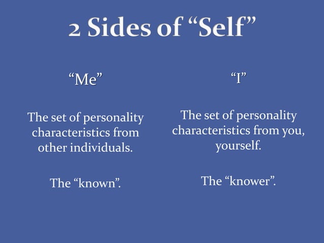 The Social Self - George Mead | PPT