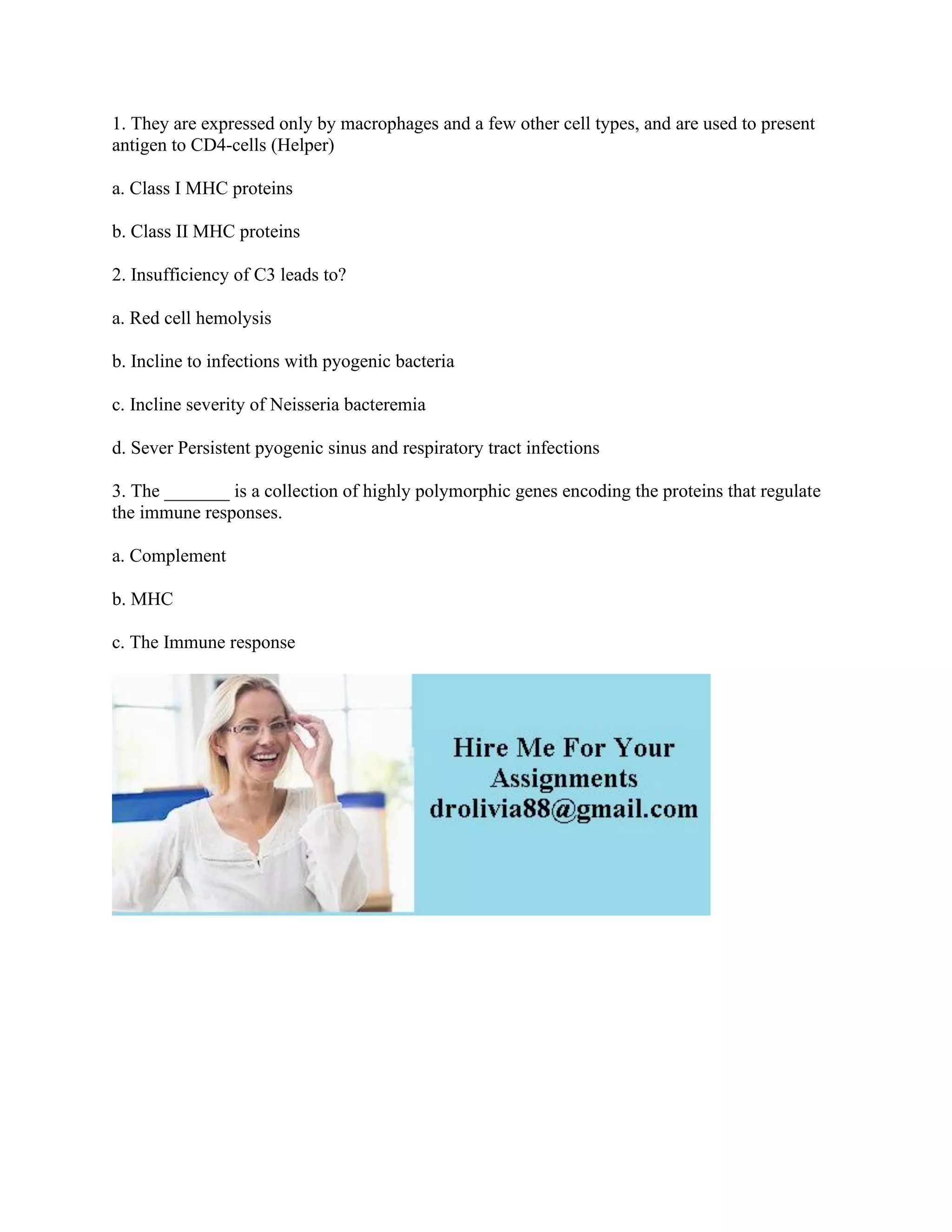 1- They are expressed only by macrophages and a few other cell types-.pdf