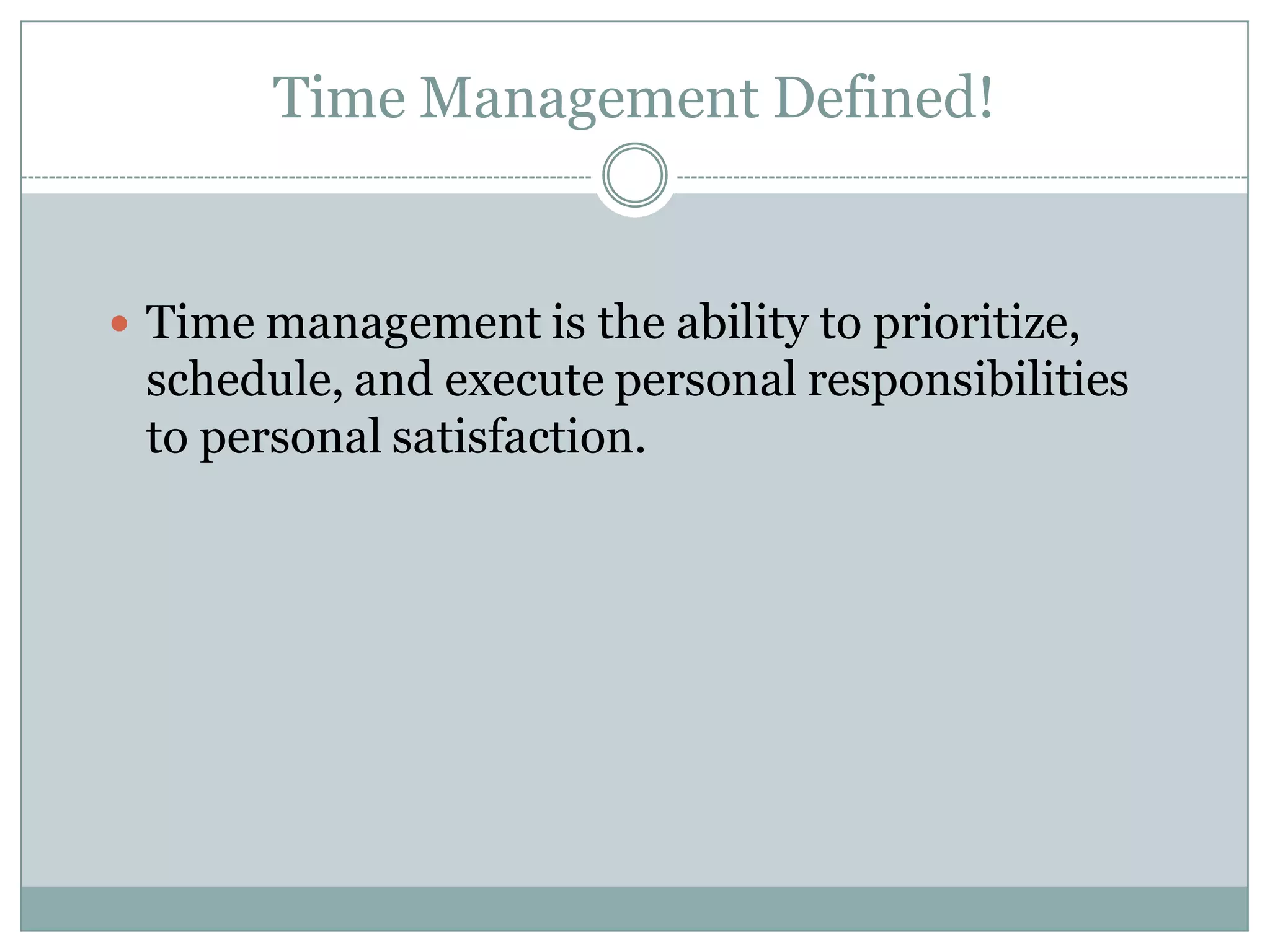Time management | PPT