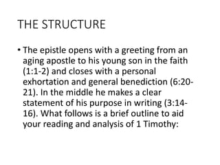 1-Timothy-WPS-Office.pptx 1 Timothy Survey | PPT