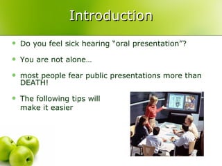 Tips for Making Oral Presentations | PPT