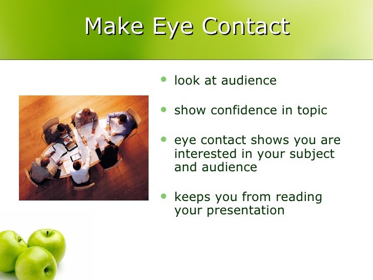 Tips for Making Oral Presentations Tips for Making Oral Presentations