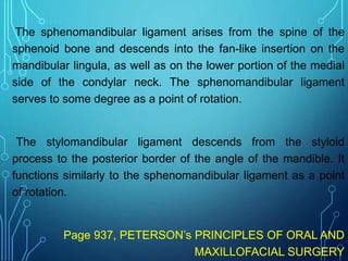 Temporomandibular joint anatomy and function | PPTX