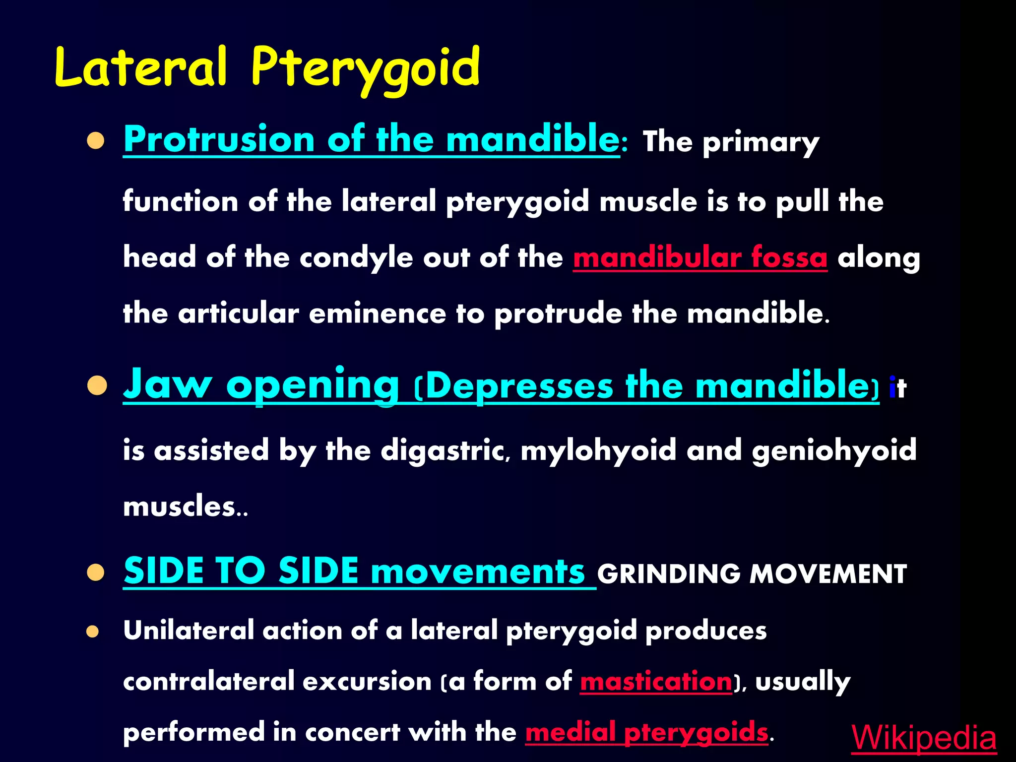 Mandibular movements | PPT