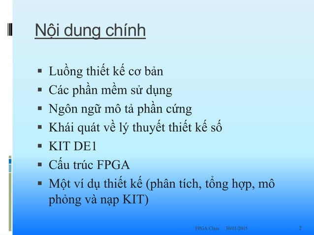 Tổng quan về FPGA | PPTX