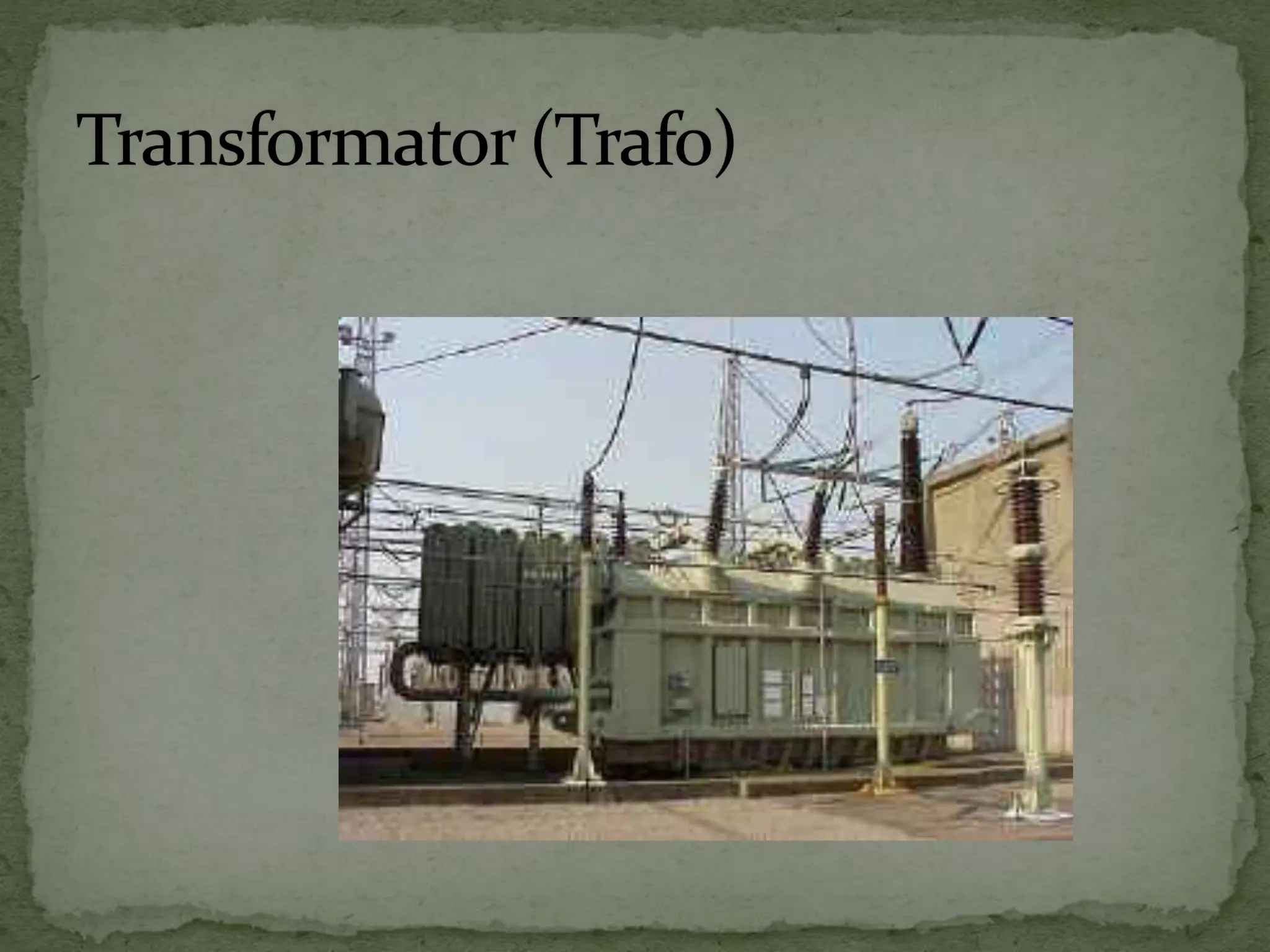 transformator satu fasa ( trafo ) Peralatan listrik yang mampu ...