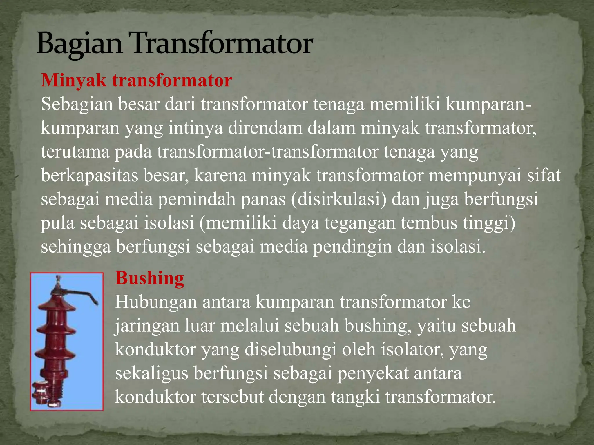 transformator satu fasa ( trafo ) Peralatan listrik yang mampu ...