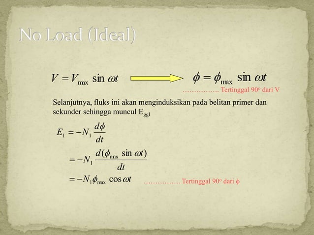 transformator satu fasa ( trafo ) Peralatan listrik yang mampu ...