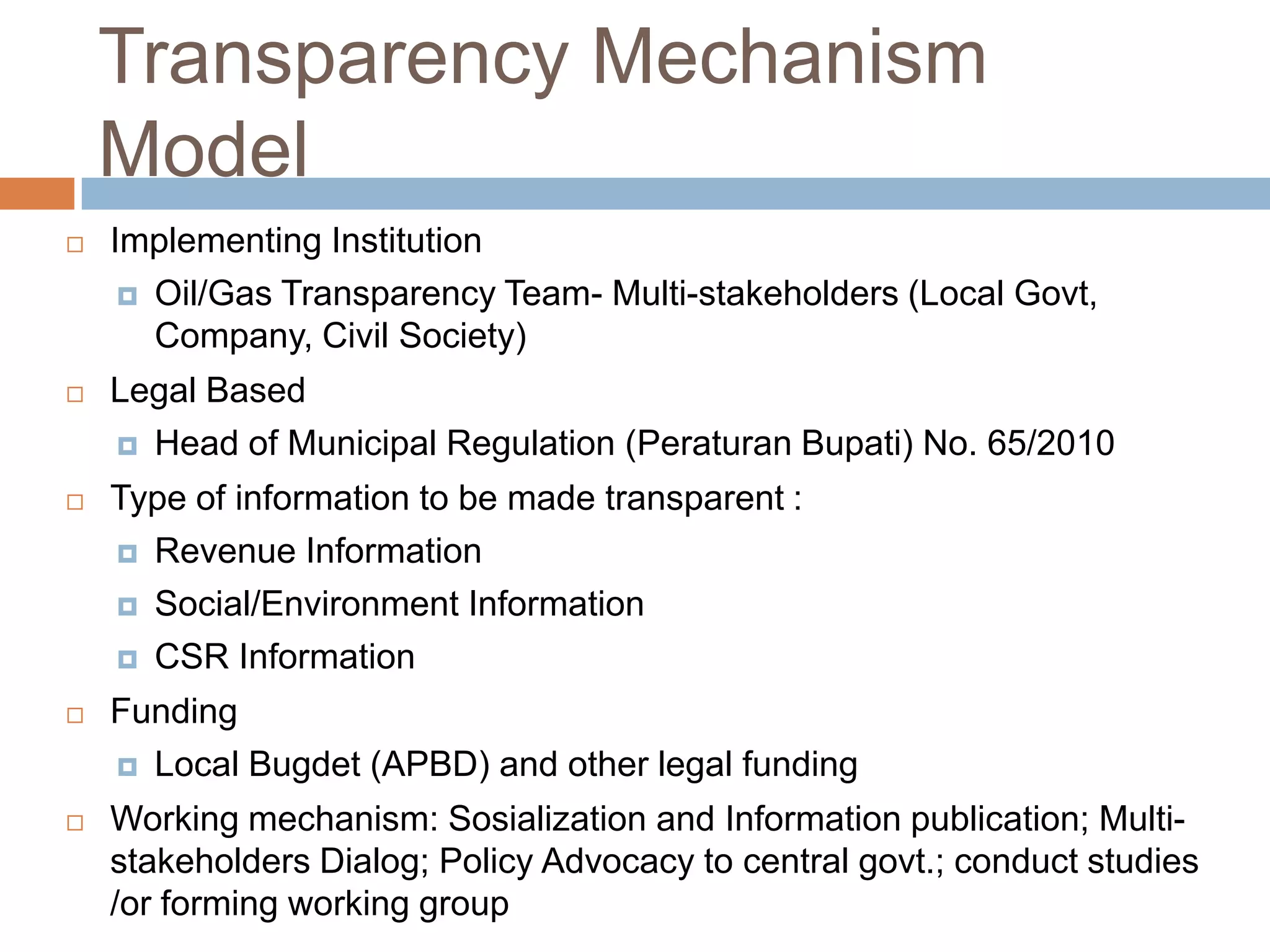 1 transparency mechanism (english) | PPT